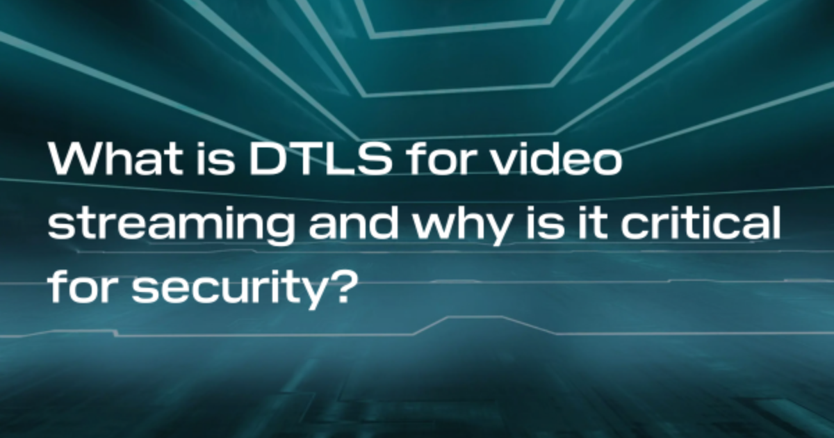 What is DTLS for video streaming? | LTN